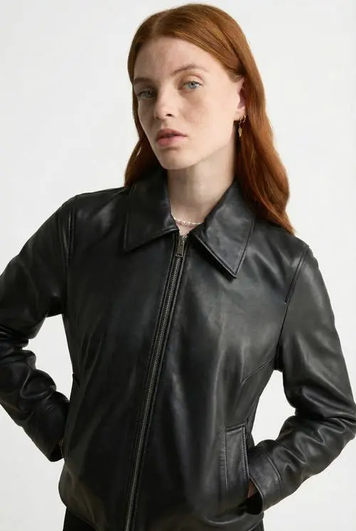FURNIQ UK Chloe Leather Jacket