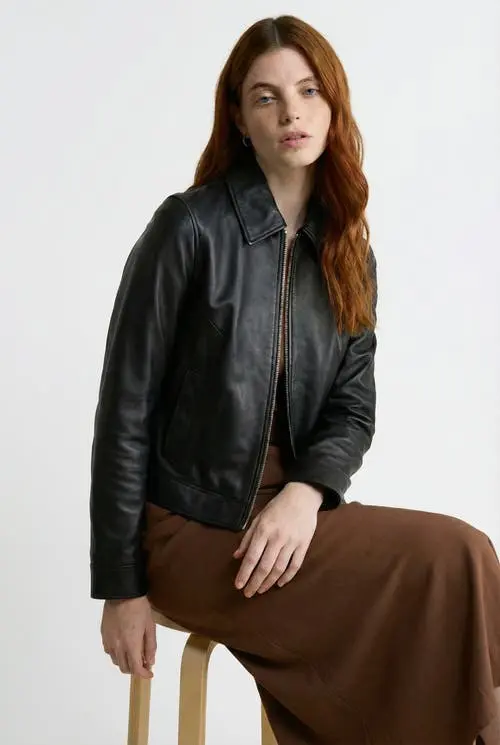 FURNIQ UK Chloe Leather Jacket