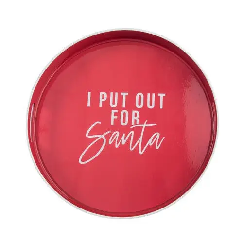 TOTALEE GIFT I Put Out For Santa Serving Tray Ceramic
