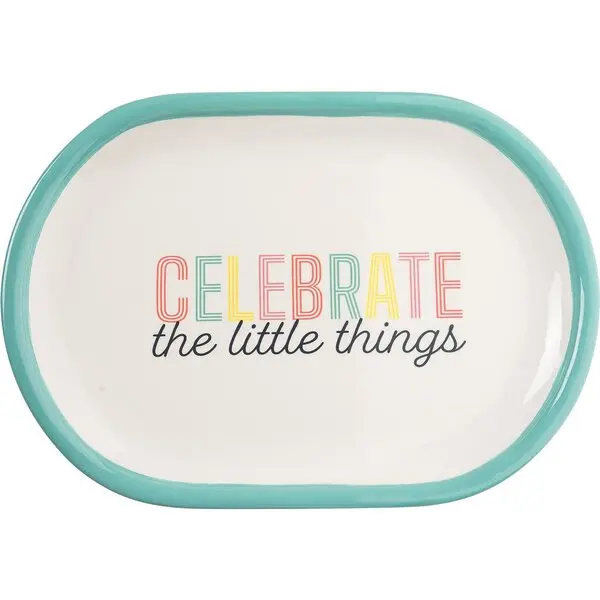 TOTALEE GIFT Celebrate Platter Ceramic