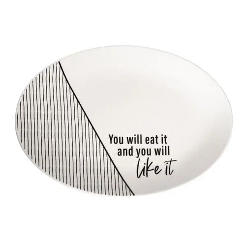 TOTALEE GIFT You Will Like It Platter Ceramic