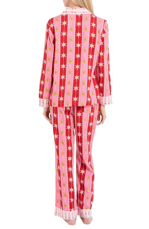 KATIE KIME Tree Topper Long Sleeve Pajama Pants Set