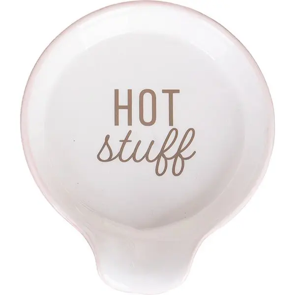 TOTALEE GIFT Hot Stuff Spoon Rest Ceramic