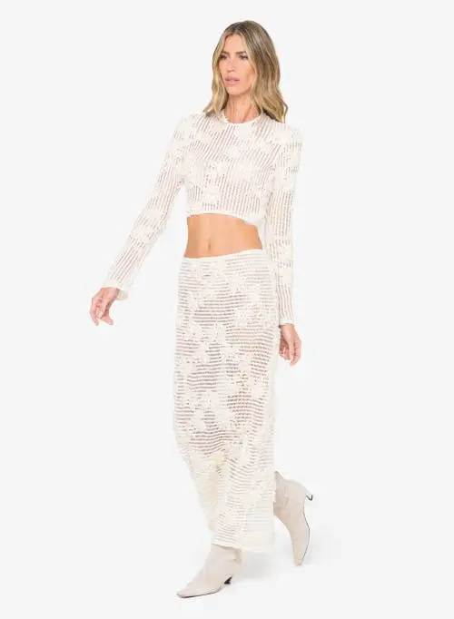 JBQ Blossom Lace Irina Maxi Skirt