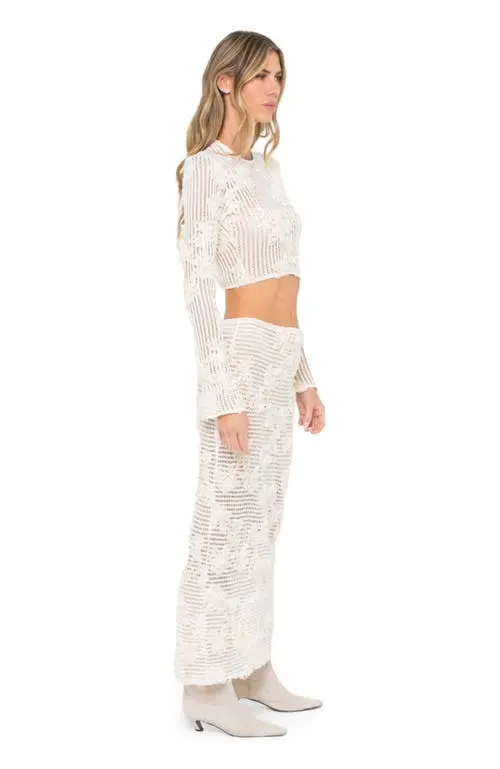 JBQ Blossom Lace Irina Maxi Skirt
