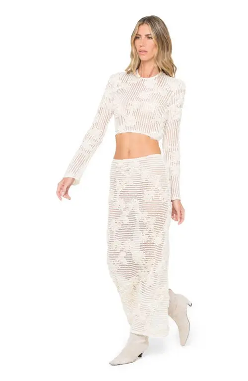 JBQ Blossom Lace Irina Maxi Skirt