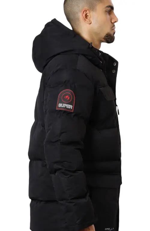 CANADA WEATHER GEAR Heavyweight Hooded Puffer Parka Jacket