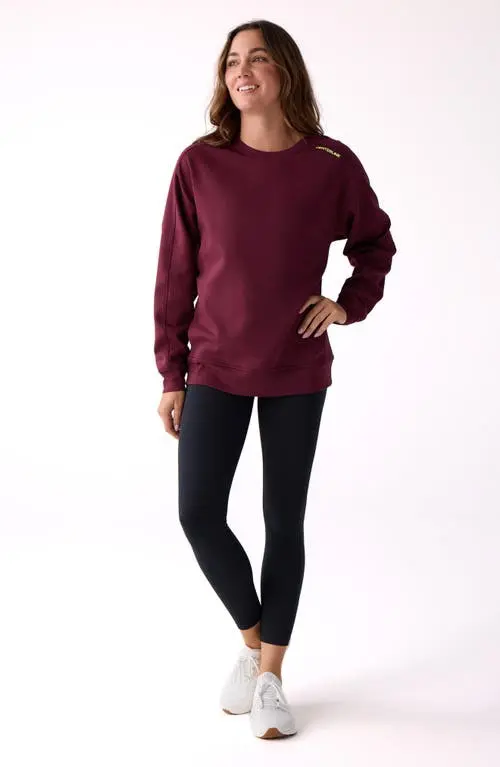 CENTERLINE ATHLETICS Après Crew Sweatshirt - Dark Currant