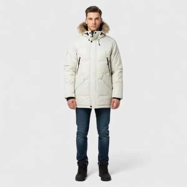 CANADA WEATHER GEAR Arctic Winter Parka - Stone