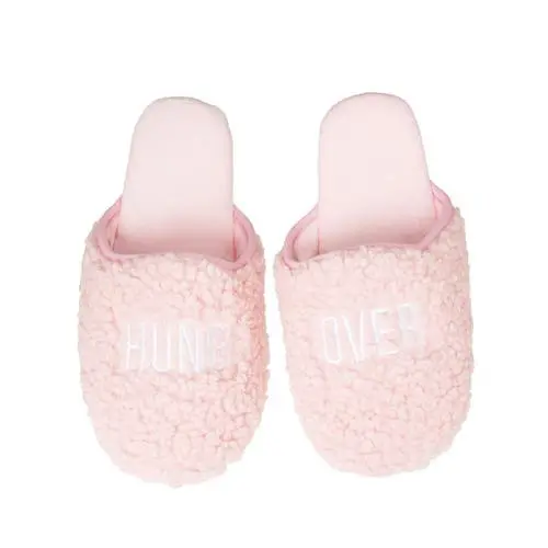 Totalee Gift Hung Over Fabric Slippers
