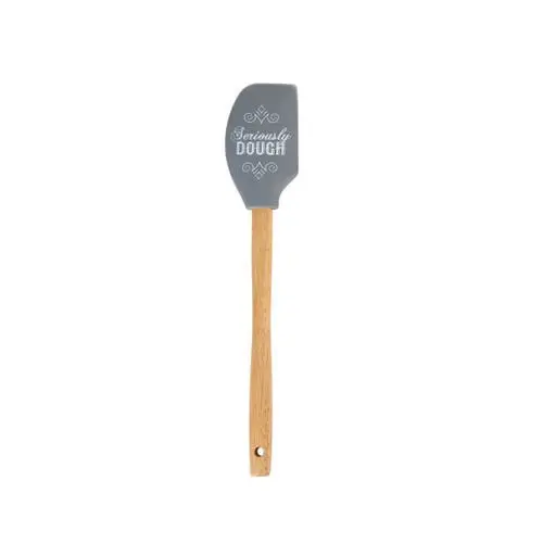 TOTALEE GIFT Seriously Dough Gray Spatula Rubber