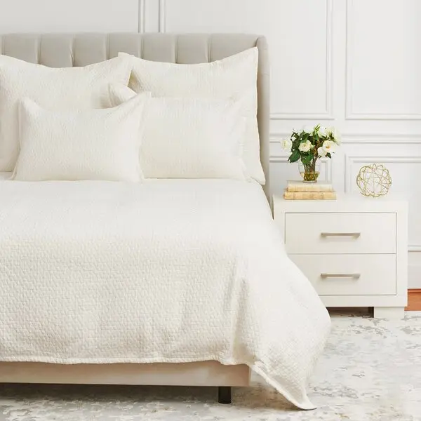 ELISABETH YORK Pernille Ivory Duvet Cover - Off-white
