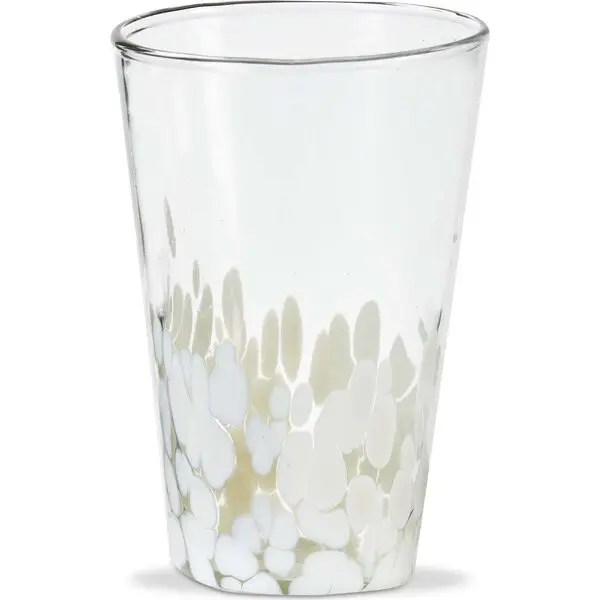 TAG Pinto Confetti Tumbler15oz Dishwasher Safe Drinkware - White