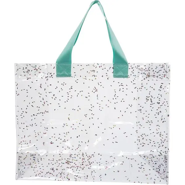 TOTALEE GIFT Large Confetti Glitter Tote