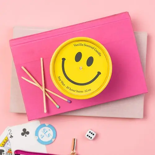 Totalee Gift Smiley Catch All Candle Wax 9 Oz Burn Time 20