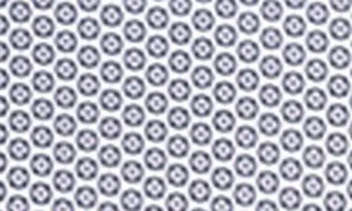 W.R.K Reworked Slim Fit Medallion Print Cotton Dress Shirt - Grey