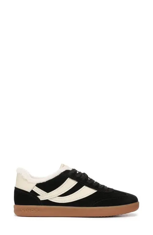 Vince Oasis Genuine Shearling-lined Sneakers - Black