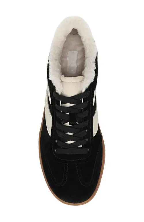 Vince Oasis Genuine Shearling-lined Sneakers - Black