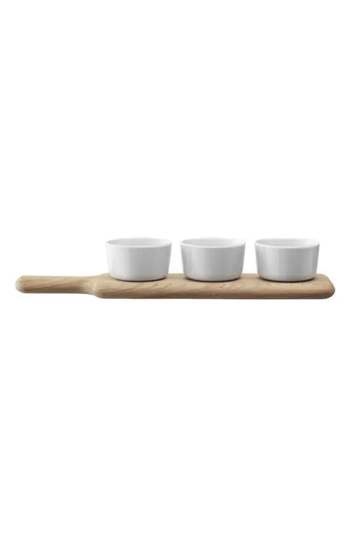 LSA Paddle Bowl Set - Ash/white
