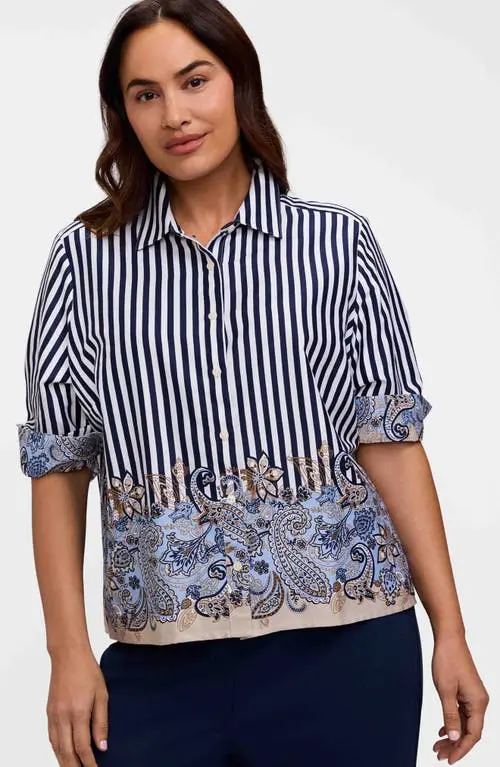 Foxcroft Cotton Button-up Shirt