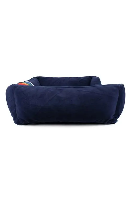 Pendleton Fleece Kuddler Dog Bed - Cabin Stripe Shale