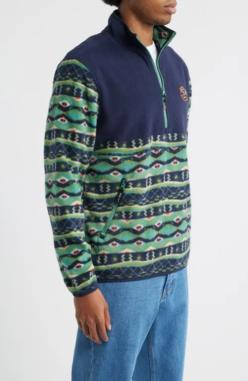 DARK SEAS Walter Fleece Quarter Zip Pullover