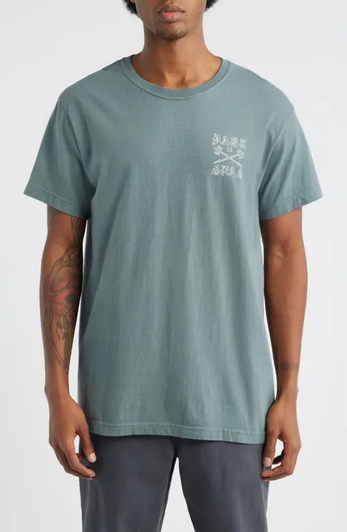 DARK SEAS Eternal Cotton Graphic T-shirt - Balsam Green