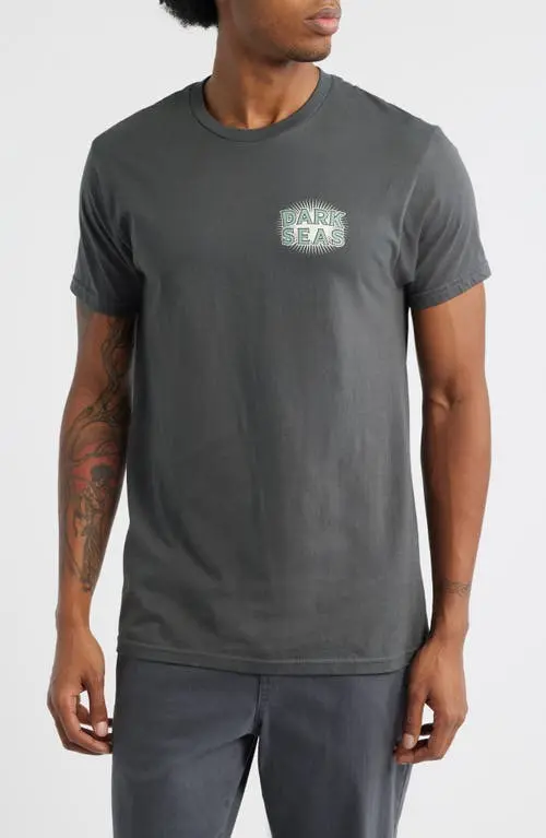 DARK SEAS Anchorage Cotton Graphic T-shirt - Charcoal