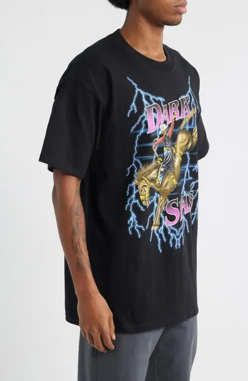 DARK SEAS Saddle Bronc Cotton Graphic T-shirt