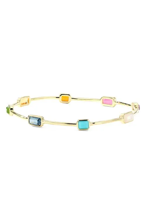 Ippolita Rock Candy® Gelato Thin-stone Bangle - Gold