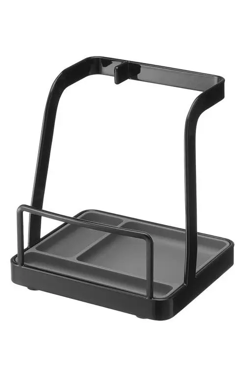 YAMAZAKI Lid/ladle Storage Stand - Black