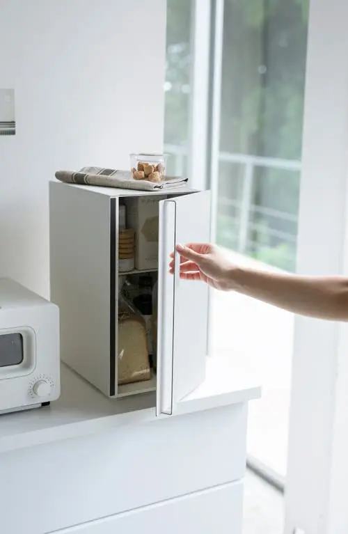 YAMAZAKI Vertical Bread Box - White