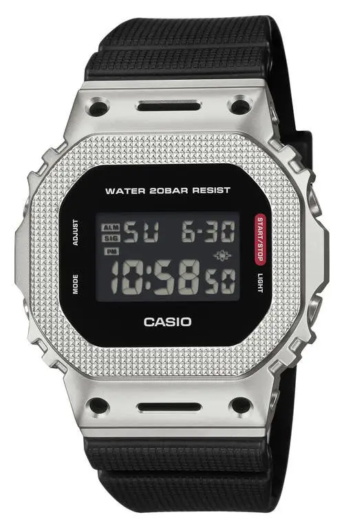 G-Shock Digital Resin Strap Watch - Black