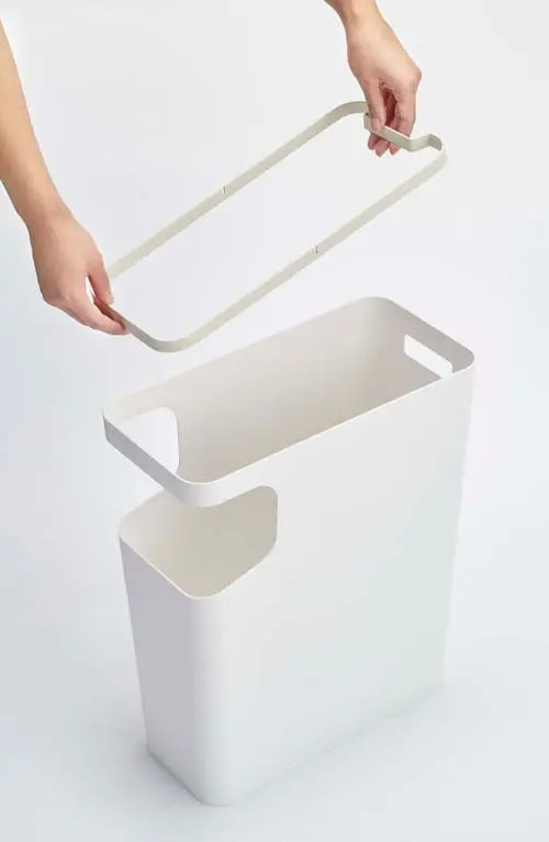 YAMAZAKI Side Table Trash Can