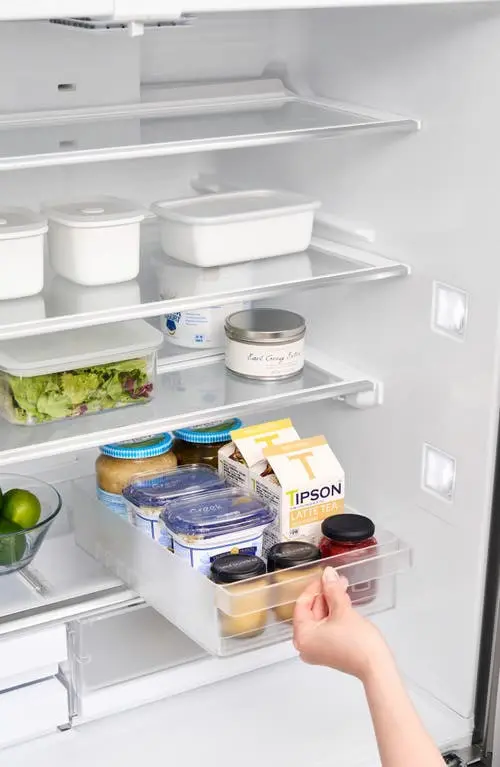 YAMAZAKI Wide Fridge Organizer Bin