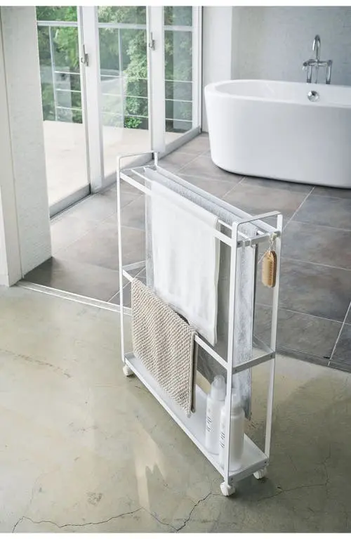 YAMAZAKI Rolling Towel Rack