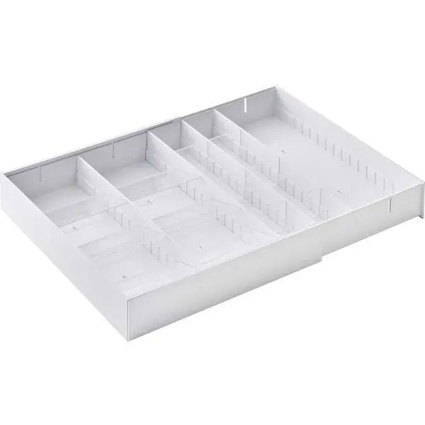 YAMAZAKI Expandable Cutlery Organizer - White