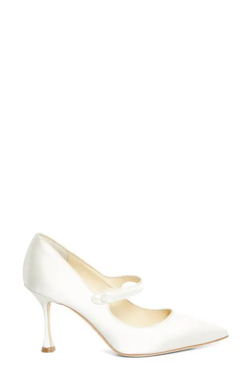 Manolo Blahnik Camparinew Pointed-toe Mary Jane Pumps
