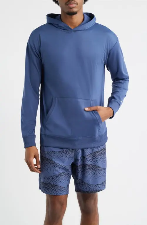 SANTO STUDIO Tempo Comfort Performance Hoodie - Blue