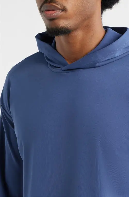 SANTO STUDIO Tempo Comfort Performance Hoodie - Blue