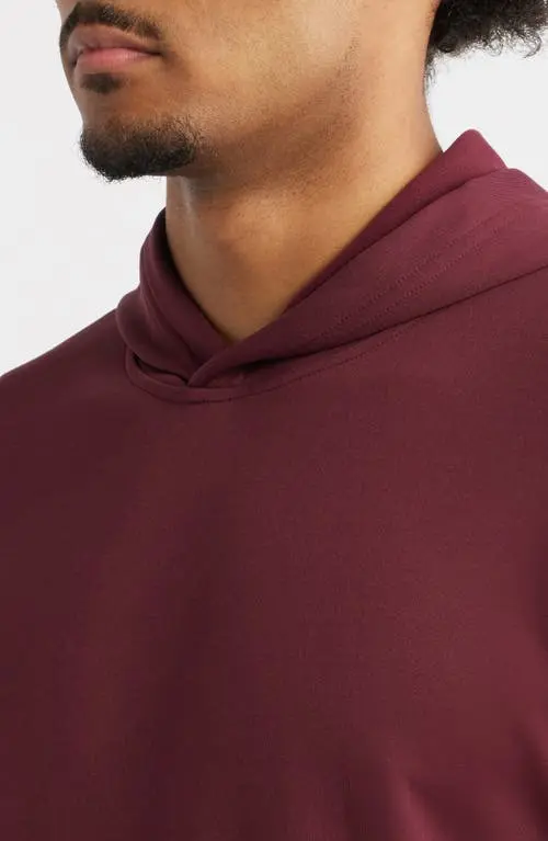 SANTO STUDIO Tempo Comfort Performance Hoodie - Merlot