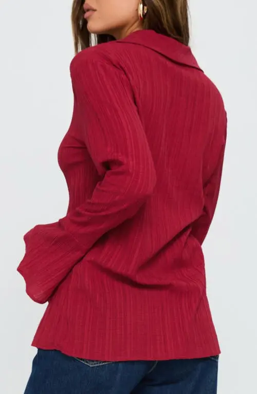 Princess Polly Beatris Bell Sleeve Shirt
