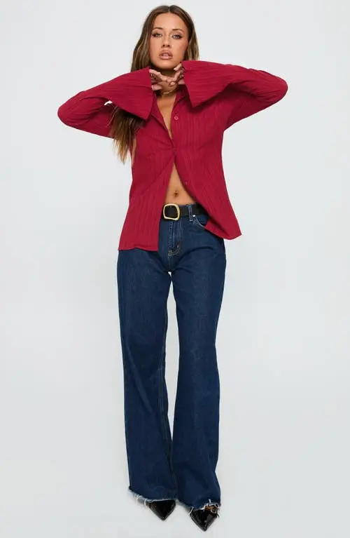 Princess Polly Beatris Bell Sleeve Shirt