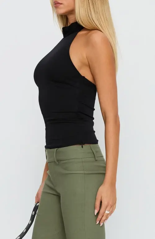 Princess Polly Merril Halter Top - Black
