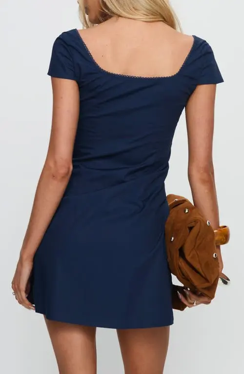 Princess Polly Marisella Scoop Neck Button-up Minidress
