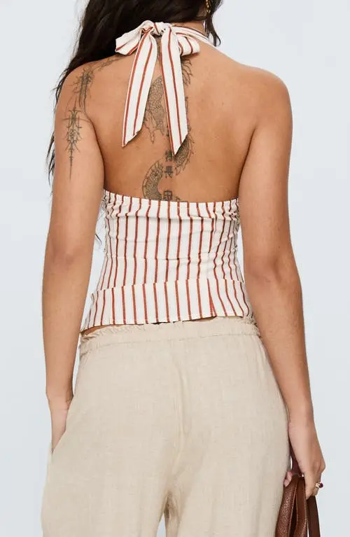 Princess Polly Stripe Halter Top