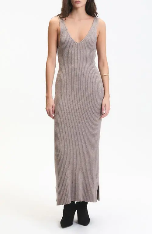 Deluc Knit Body-con Maxi Dress - Mink