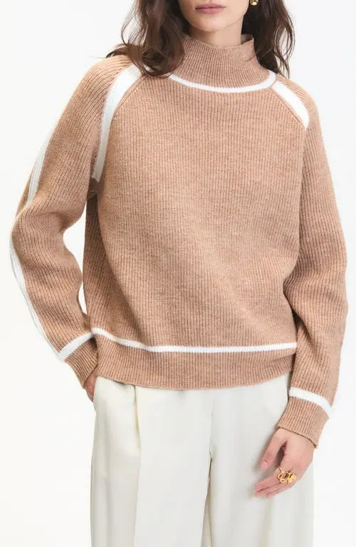 Deluc Shaker-stitch Turtleneck Sweater