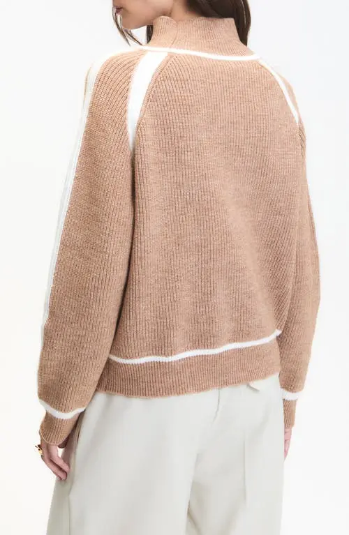 Deluc Shaker-stitch Turtleneck Sweater