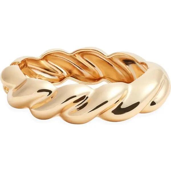 Nordstrom Chunky Twist Hinge Cuff Bracelet - Gold